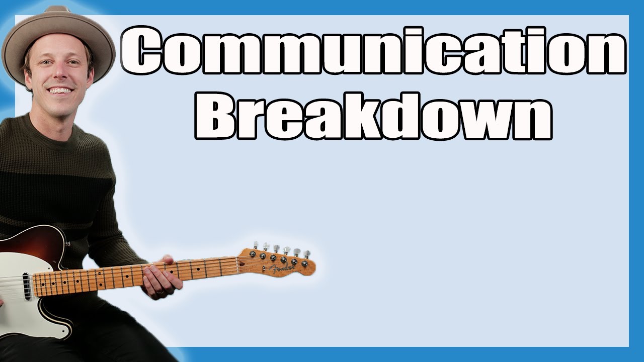 Communication Breakdown Guitar Lesson (Led Zeppelin) - YouTube