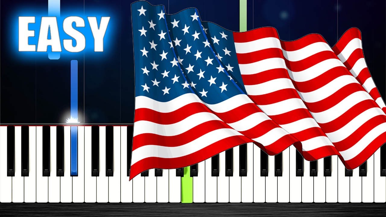 American National Anthem (The Star Spangled Banner) - EASY Piano ...