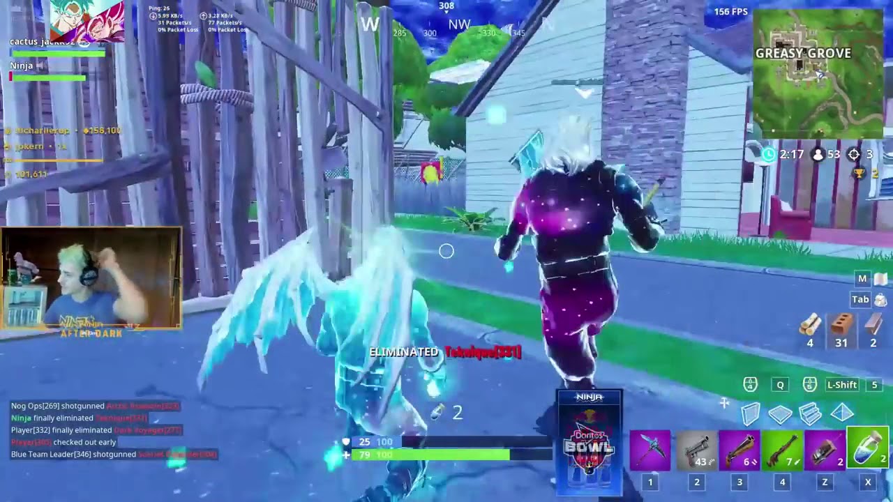 Ninja juega Fornite con Travis Scott (Increible) - YouTube