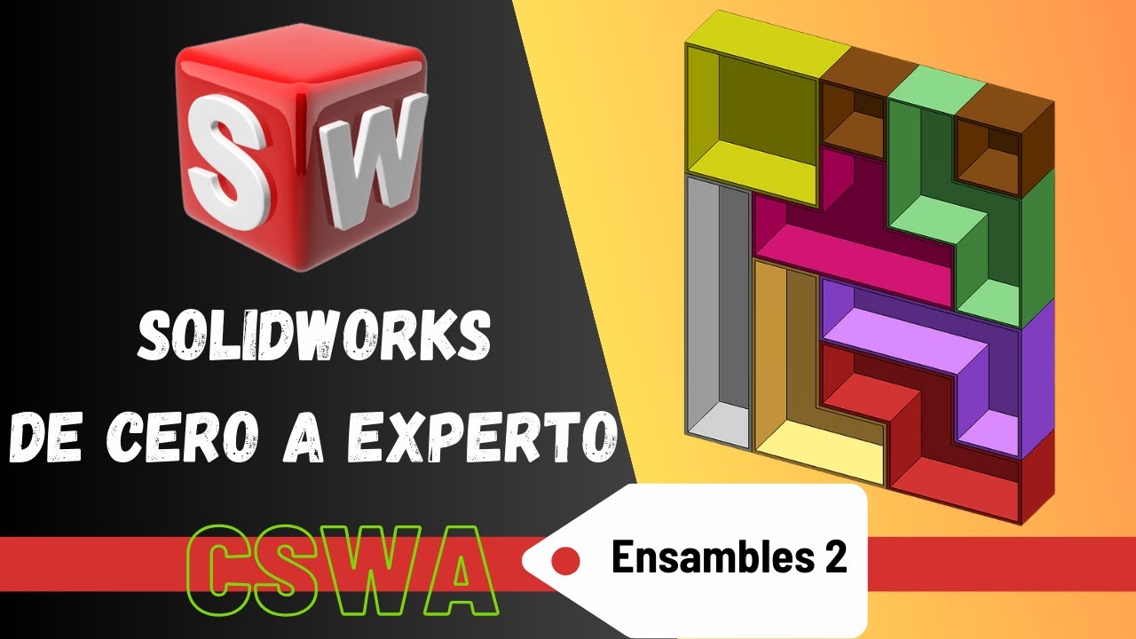 Curso SOLIDWORKS De Cero a Experto. Lección 22 ENSAMBLAJE 2 - YouTube