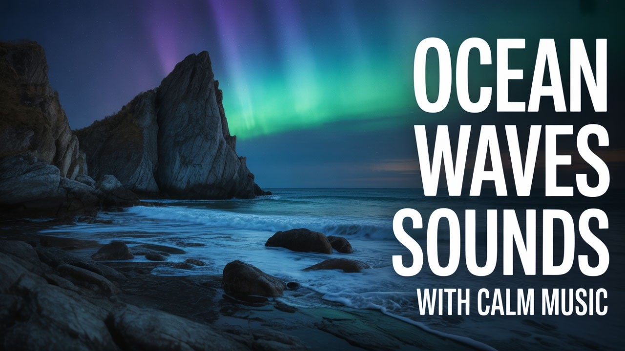 Ocean Waves for Deep Sleep 🌊 | 8 Hours of Gentle Music & Ocean Sounds ...