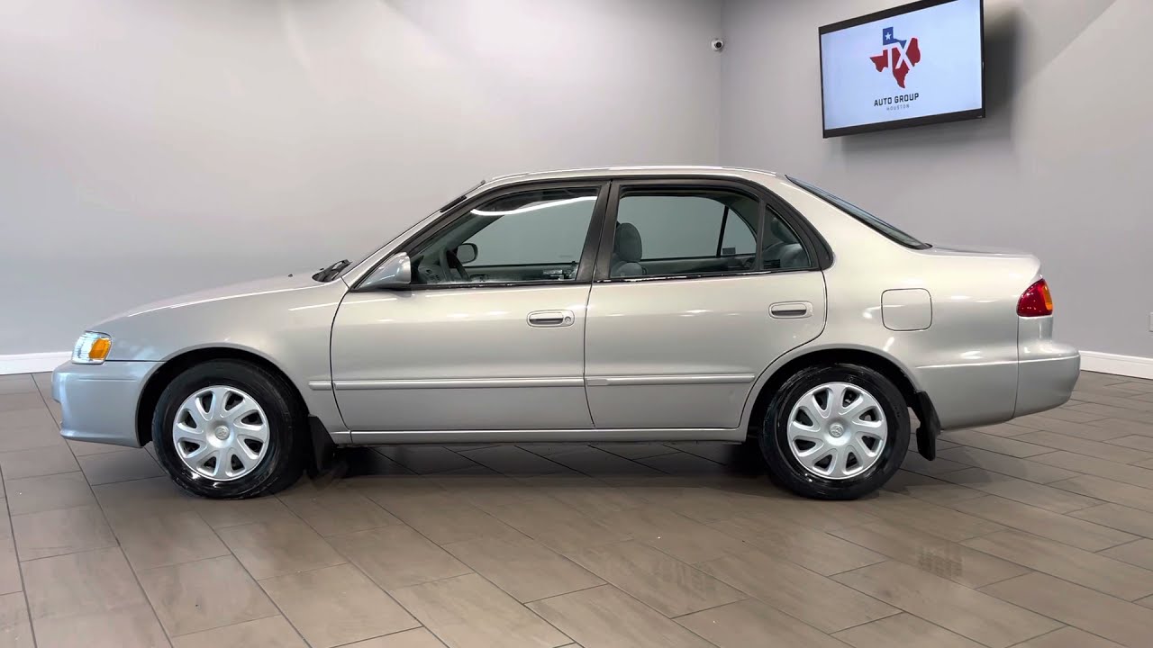 2001 TOYOTA COROLLA LE 4D A4 FWD 1.0L I4 SEDAN - ONE OWNER - EXTRA ...