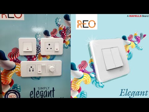 havells reo elegant switch | Reo elegant Switch| Havells reo modular ...