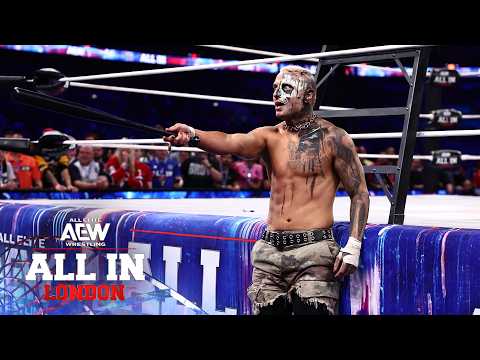 Darby Allin hits The Jet with a Coffin Drop OFF THE STAGE! | AEW All In: London