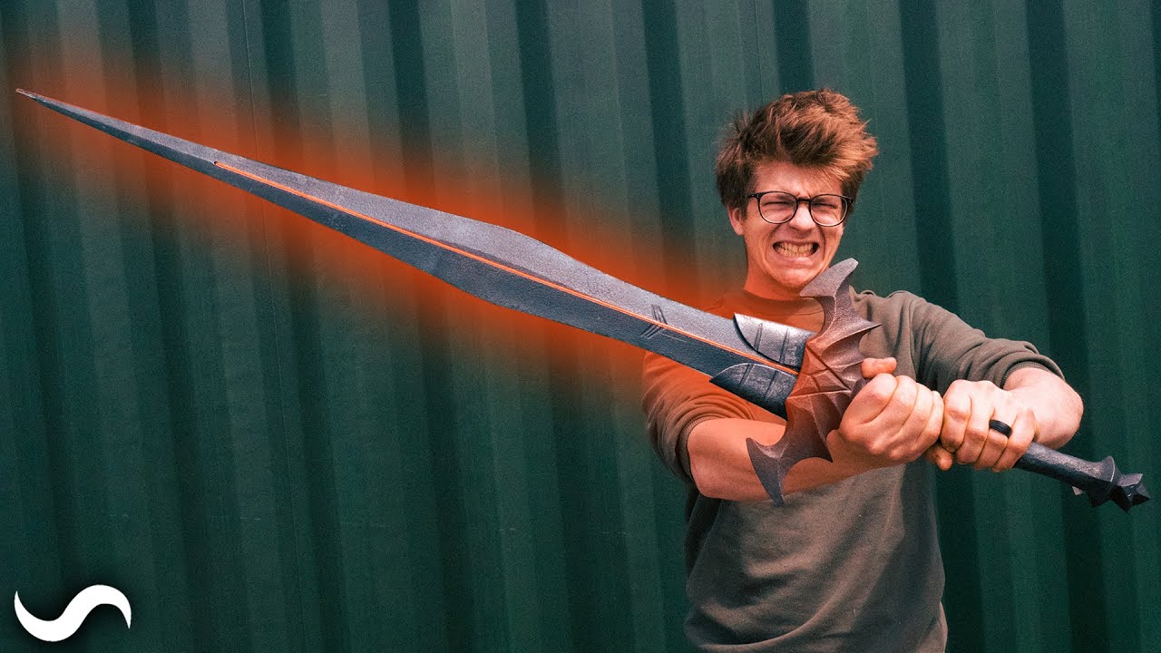 MAKING NOKVROZ'S GLOWING SWORD FROM THE ELDER SCROLLS ONLINE!!! - YouTube