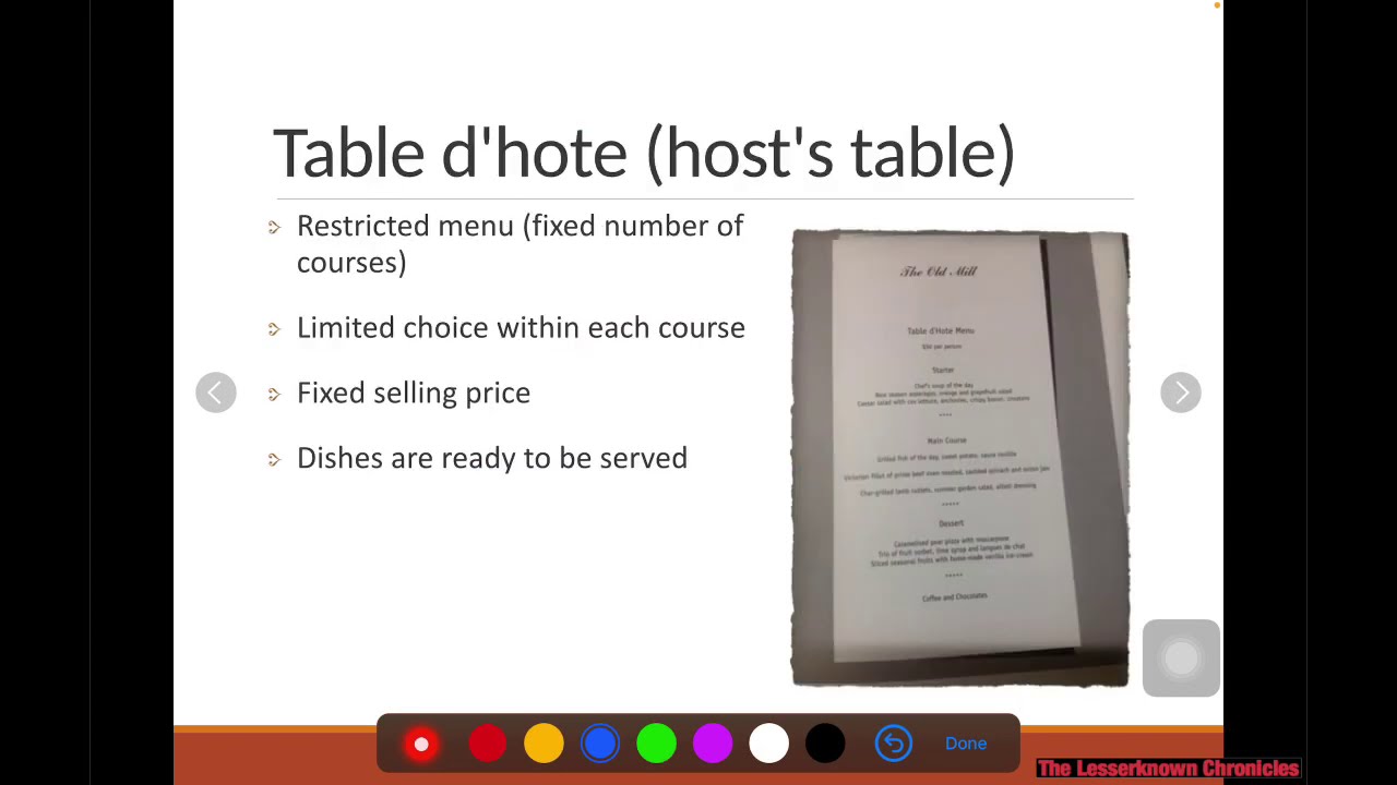 The Menu and Menu Knowledge (Part 2 of 2) - YouTube