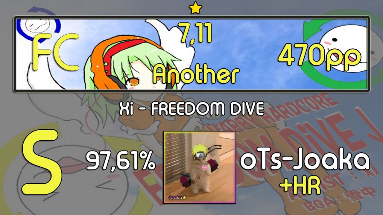 [LIVE] oTs-Joaka | Xi - FREEDOM DiVE +HR 7.11⭐FC - YouTube