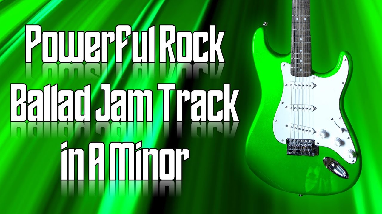 Powerful Rock Ballad Jam Track in A Minor 🎸 Guitar Backing Track - YouTube