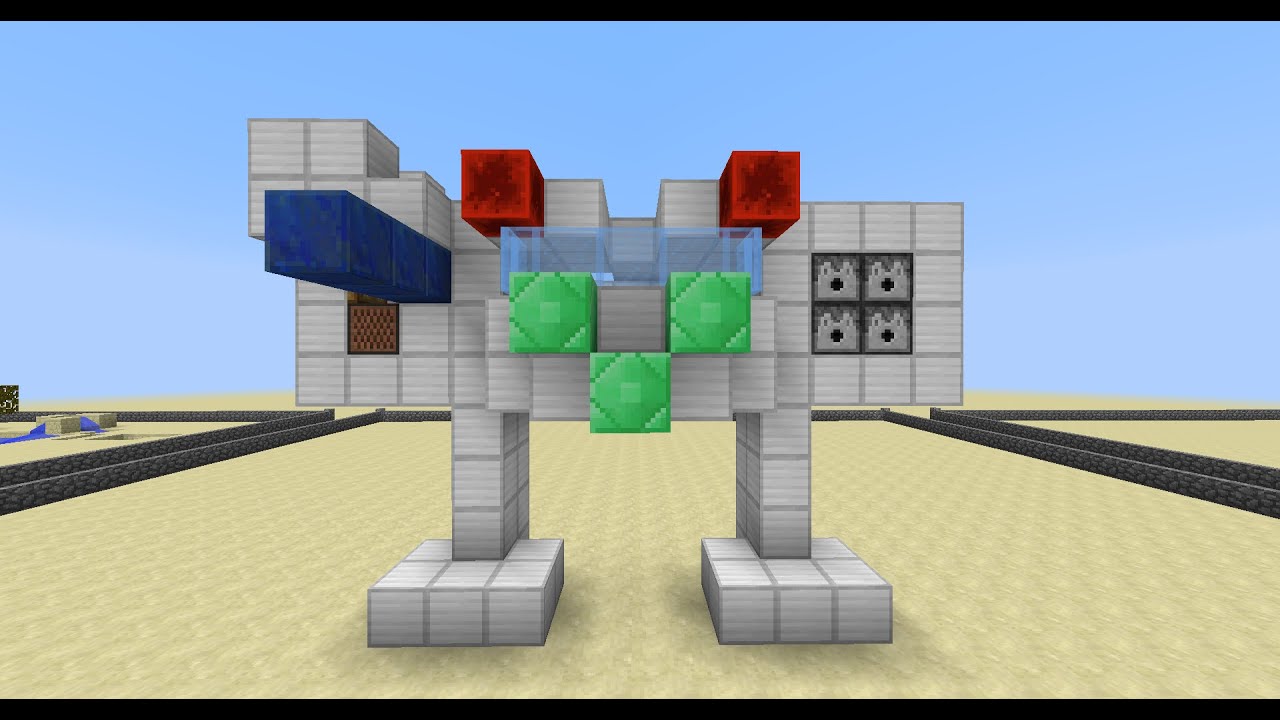 Minecraft – Terrible Speed Builds #9: Mech (10-minute speed build ...