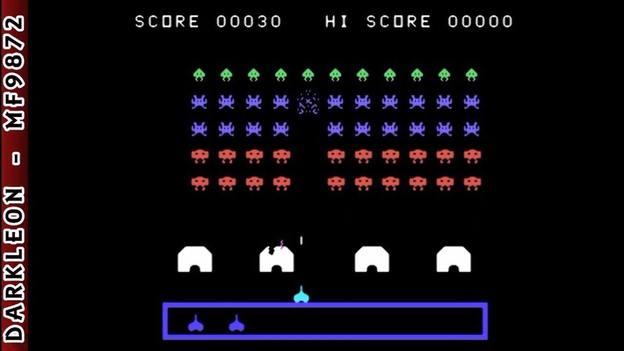 TI-99/4A - TI Invaders © 1981 Texas Instruments - Gameplay - YouTube