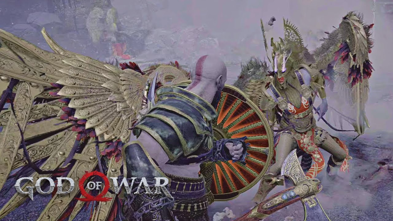 God of War 2018 PS5 - Sigrun Valkyrie Queen GMGOW [4K 60FPS] - YouTube