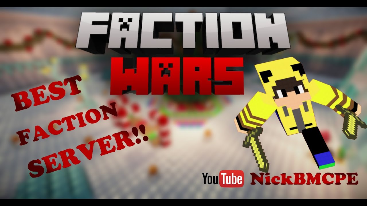 Minecraft Pocket Edition: The Best OP Faction Server Of 2016 - YouTube