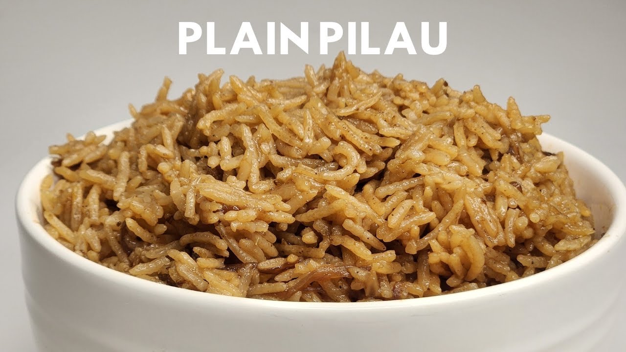 How to cook pilau without meat at home | Easy Plain Pilau Recipe Lunch ...