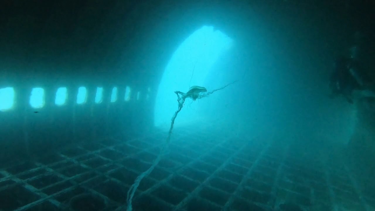 Bahrain Dive Park 747 Airplane Sep 28 2019 - YouTube