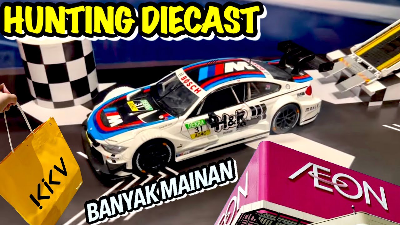 HUNTING MAINAN DIECAST DI KKV AEON MALL DELTAMAS! FORMULA 1 NISSAN GTR ...