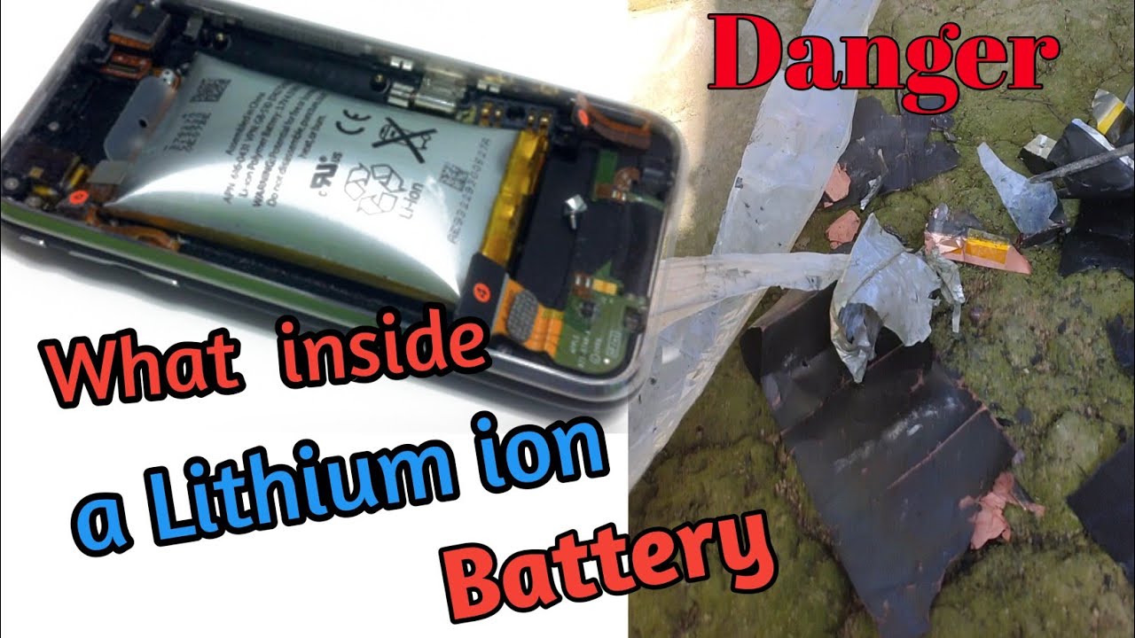 What inside a Swollen mobile Battery #Lithium ion Battery. - YouTube