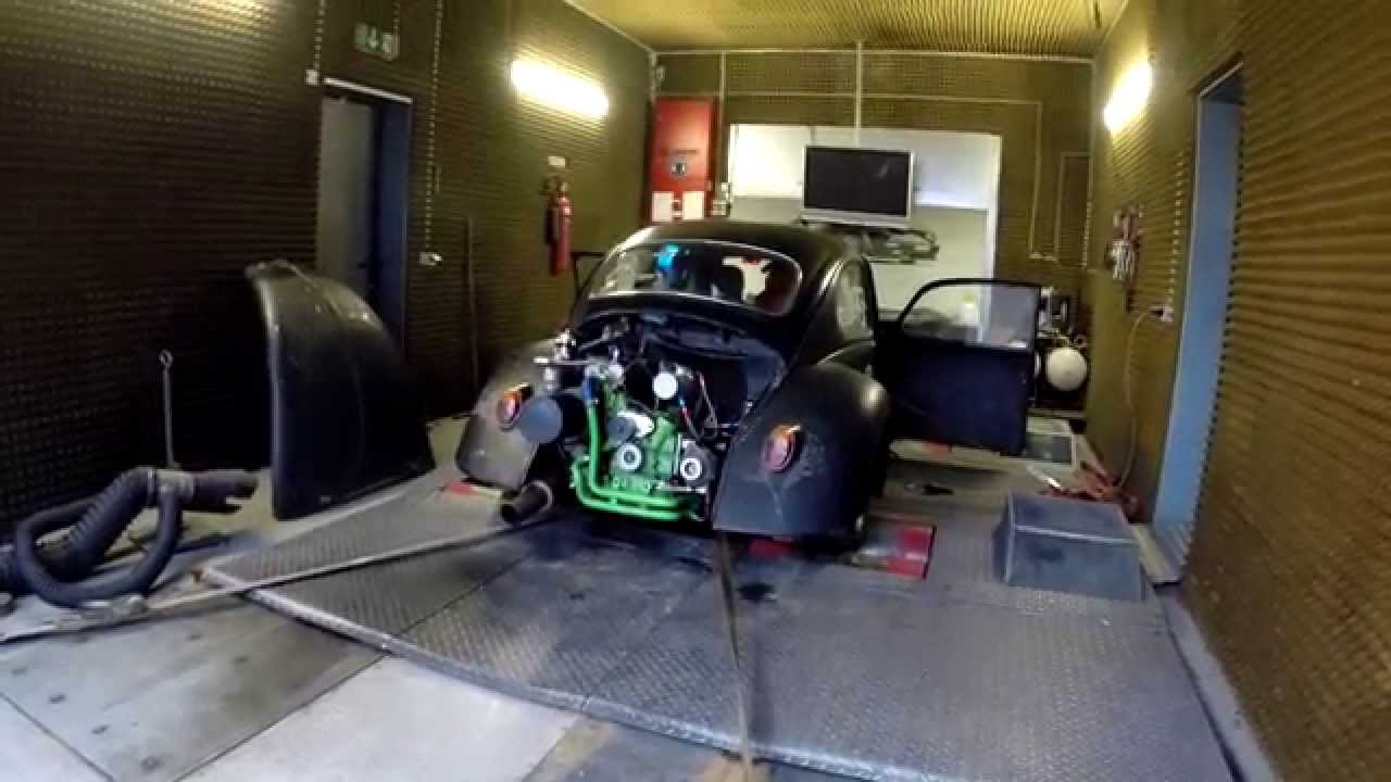 Rotary Bug "The Grinch" 13B Turbo E85 Dynorun - YouTube