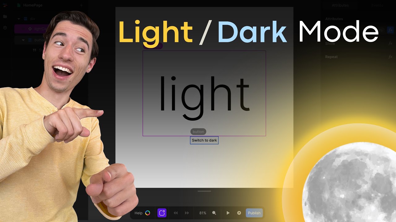 Light & Dark Mode in Nordcraft [Toddle]! Dynamic UI across Components ...