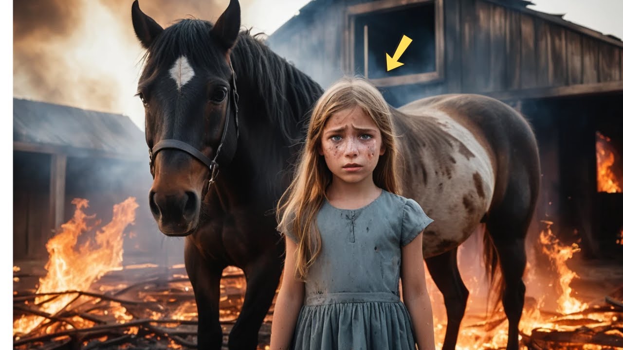Mustang Horse Left in a Burning Stable Finds Hope in a Little Girl—The ...