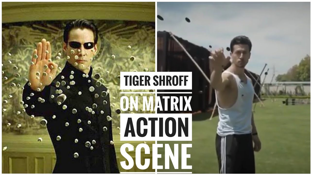 Tiger shroff on matrix action ( new Instagram post) - YouTube