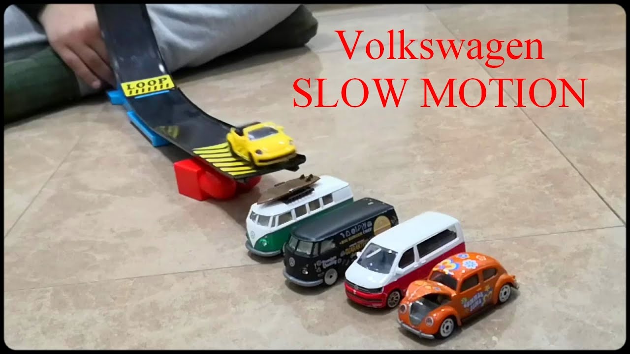 Slow motion Test crush toy cars - YouTube
