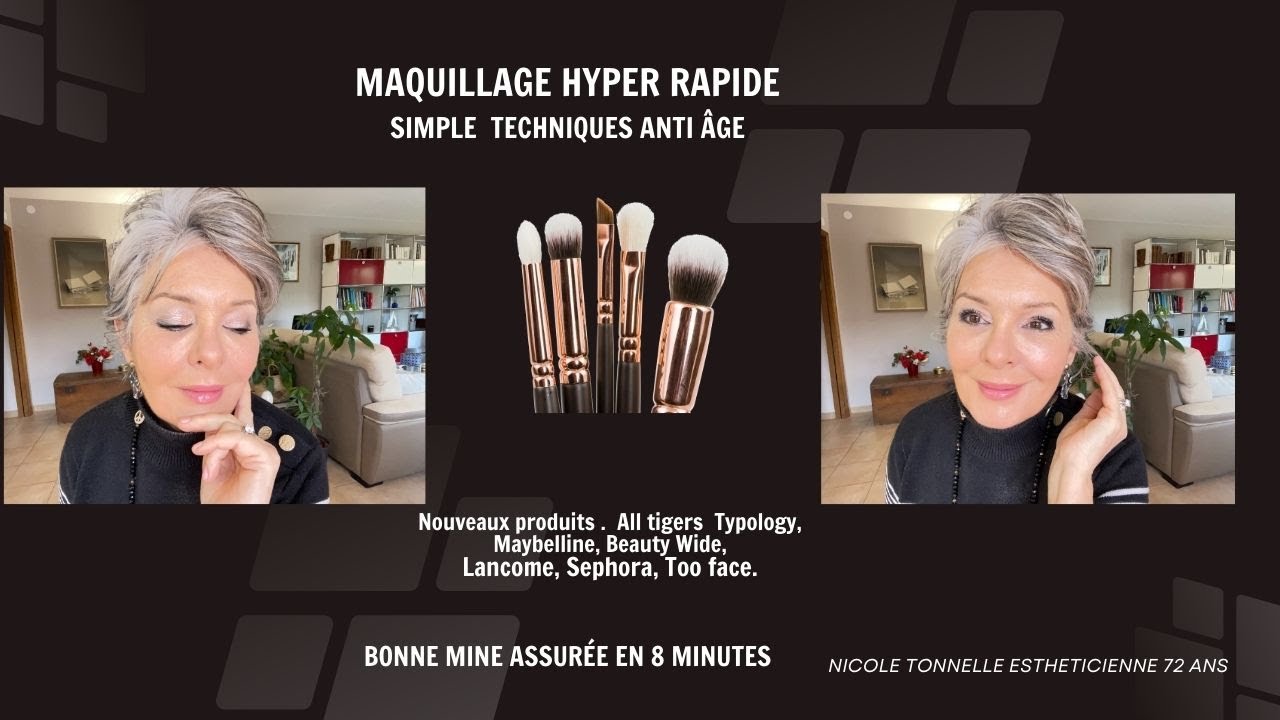 Maquillage pour les plus de 60ans/ astuces pour dissimuler rides et ...