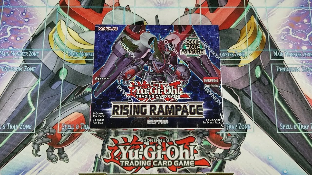 Yu-Gi-Oh! Rising Rampage Booster Box! - YouTube