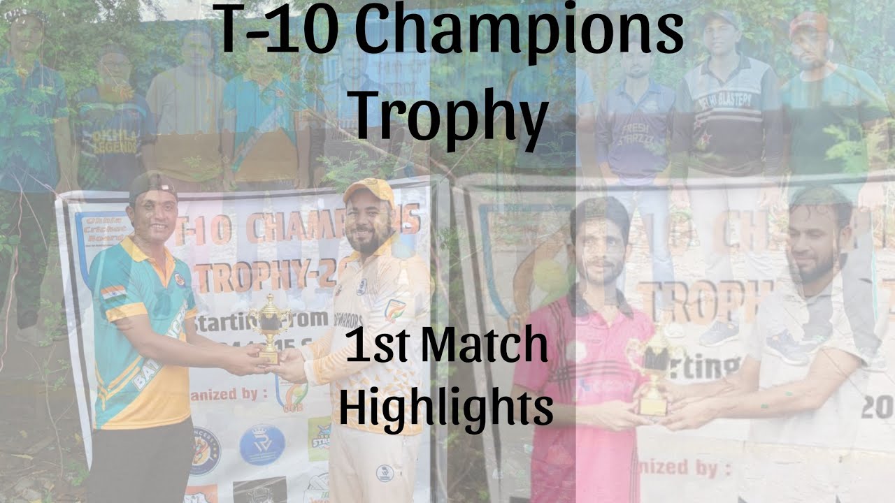 Batlancers Vs Delhi Dynamos | T-10 Champions Trophy-2024 Highlights |11 ...