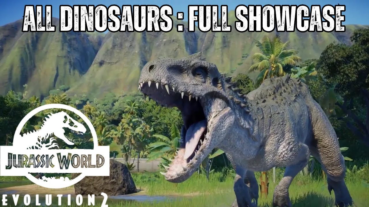 Jurassic World Evolution 2: All Dinosaur Walkouts (Full Showcase) - YouTube