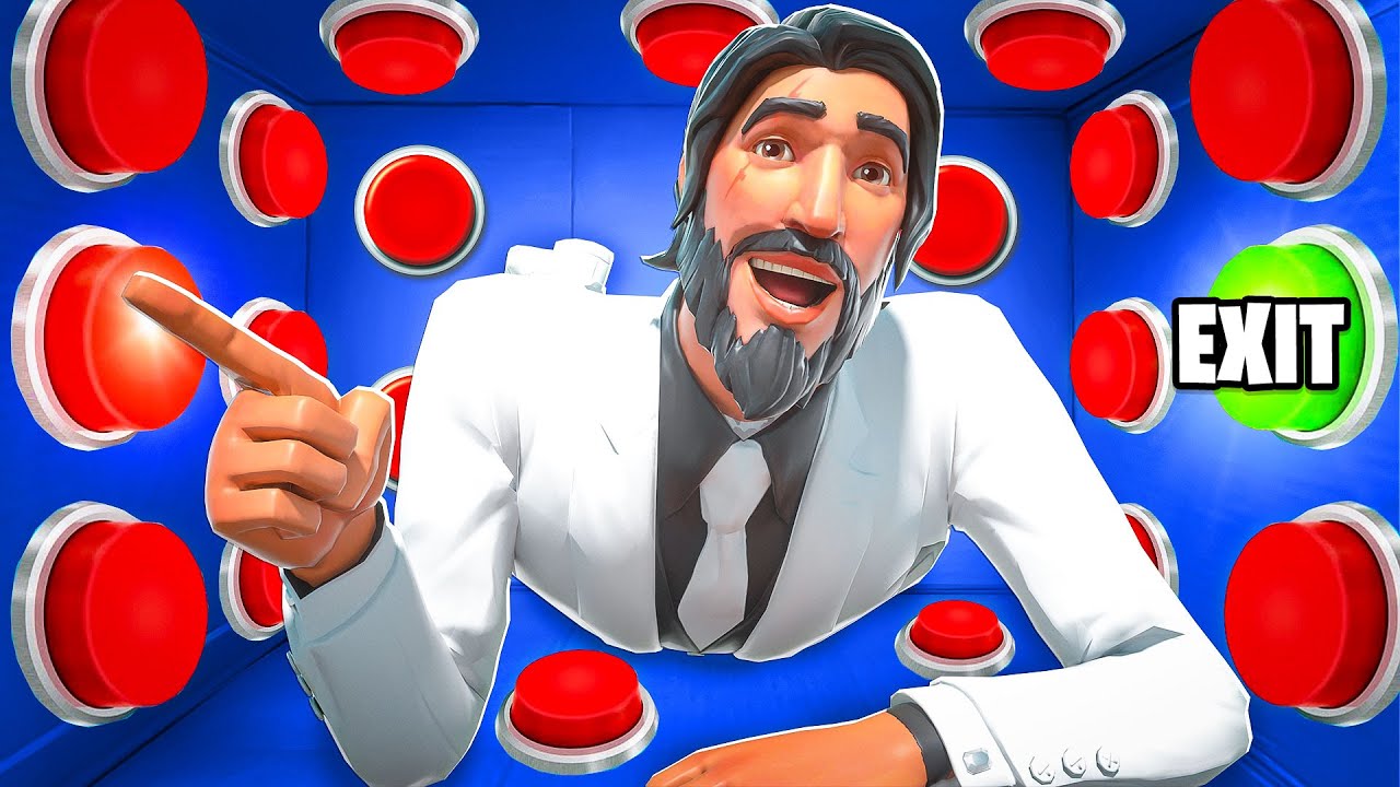 100 Mystery Buttons, But Only One Lets You Escape... - YouTube