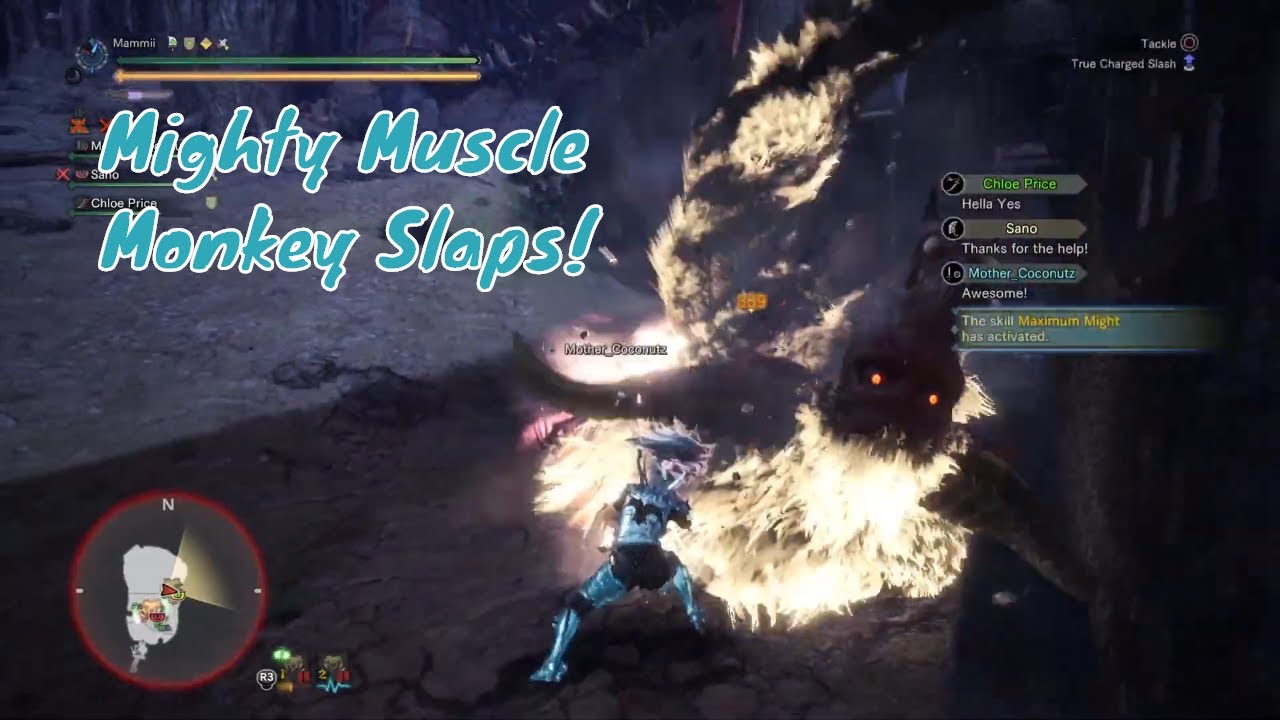 Mighty Muscle Monkey Madness| MHW | MHW ICEBORNE | MOMMSTERHUNTER - YouTube