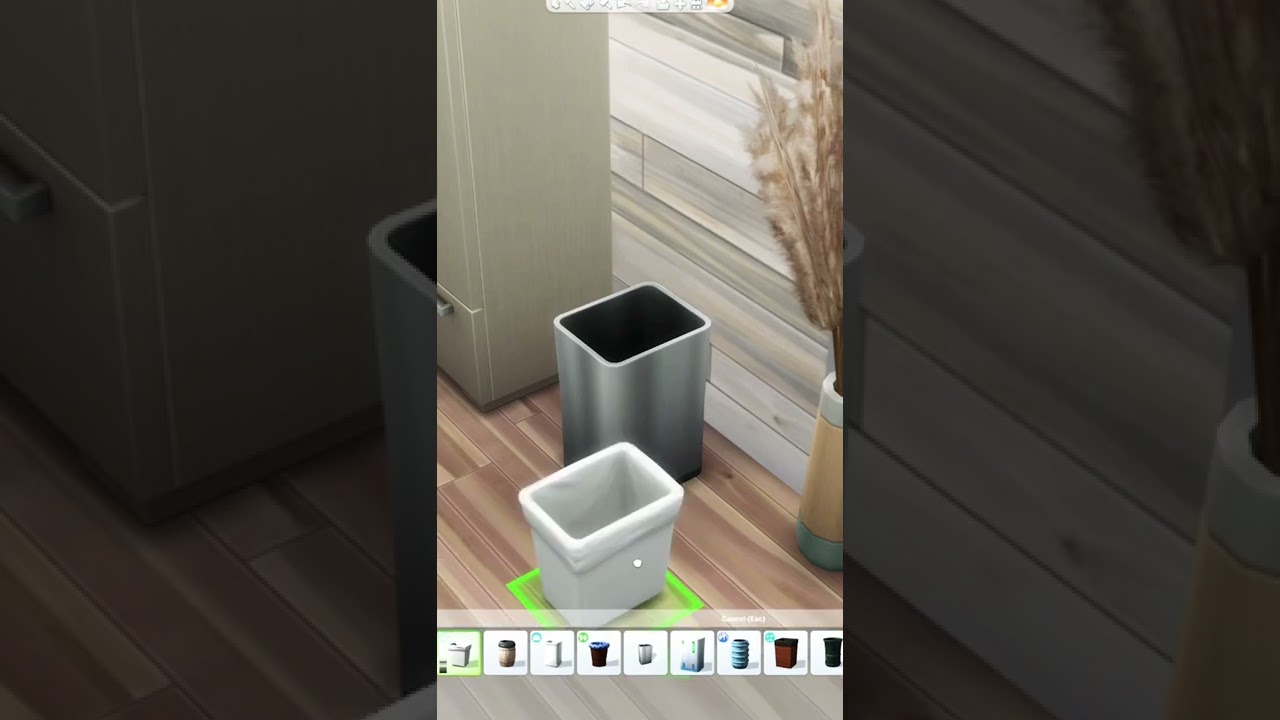 REALISTIC trash bin in the sims 4! #shorts - YouTube