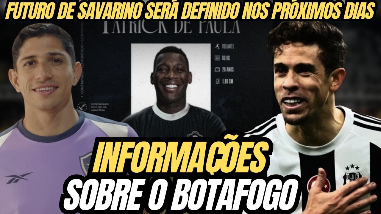 🚨SAVARINO SE REAPRESENTA E SEU FUTURO SERÁ DEFINIDO NOS PRÓXIMOS DIAS ...