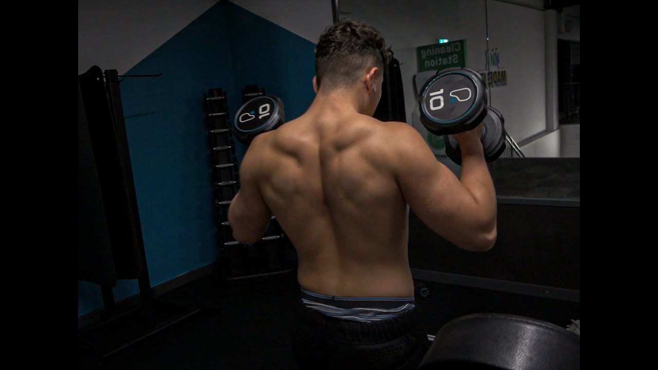 BACK AND BICEP DAY WHILST INJURED! (ROID RAGE AT THE END) - YouTube