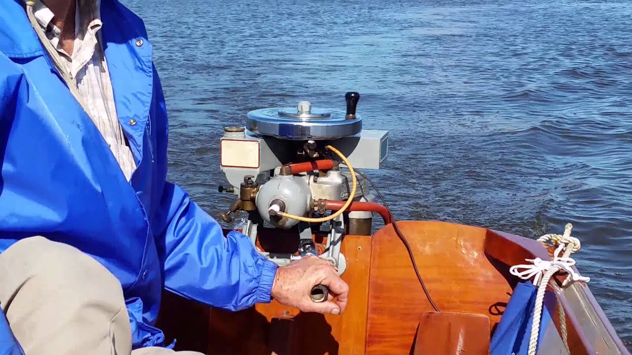 1915 evinrude antique rowboat motor - YouTube