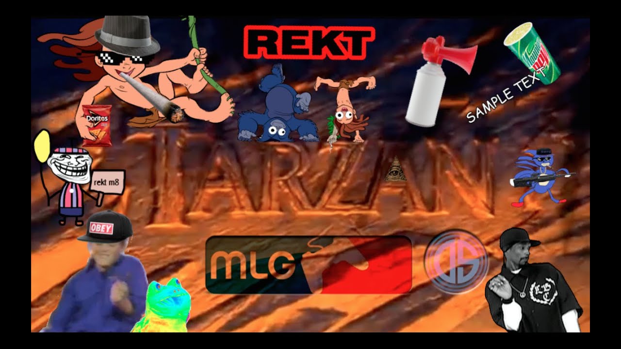 Tarzan MLG and the jungle of weed - Darkshadow - YouTube