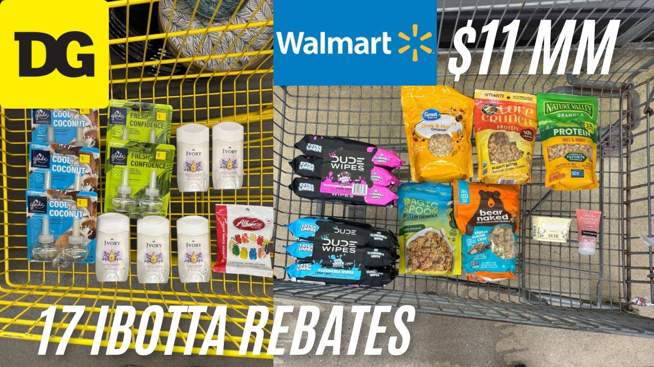 Dollar General & Walmart Ibotta Haul - Weekend & Daily Cash Bonus ...