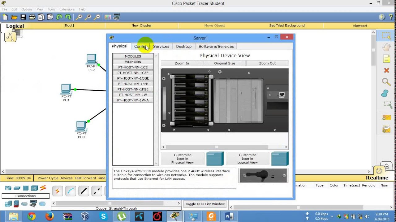 connecting two networks using a CISCO 2811 router - YouTube