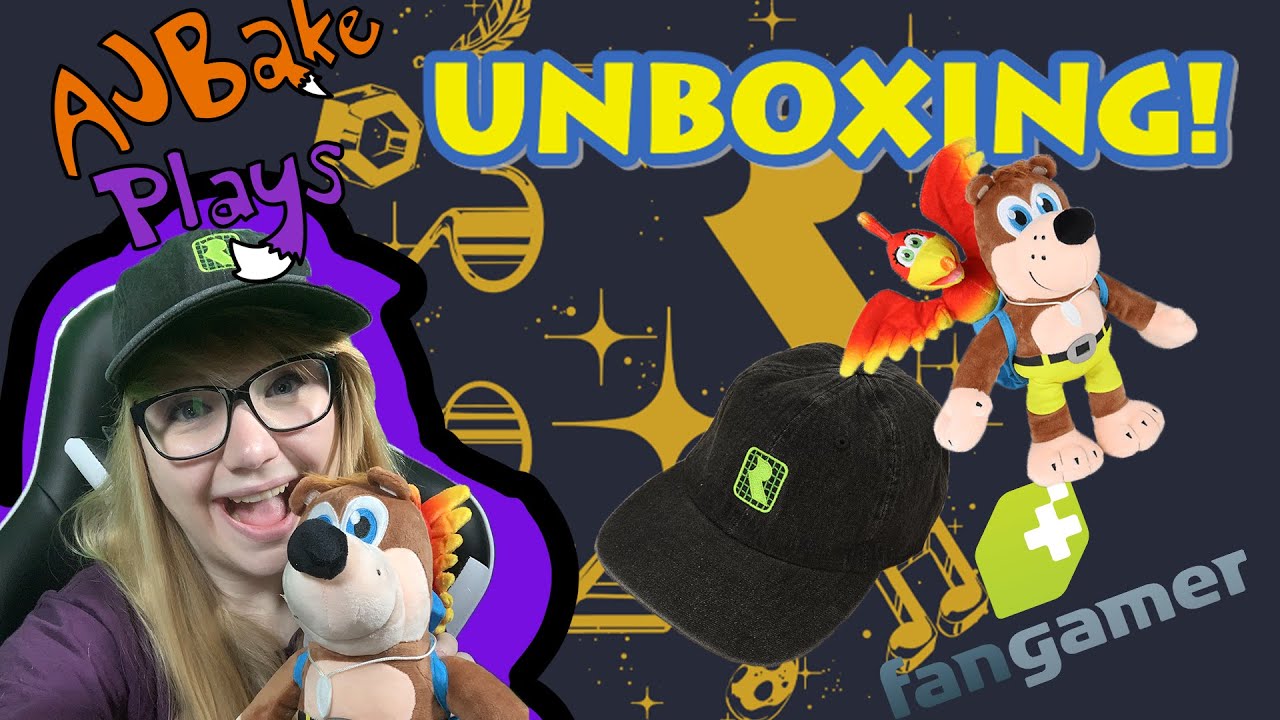 Fangamer Rareware Collection - Banjo-Kazooie Plush + Rareware Hat ...