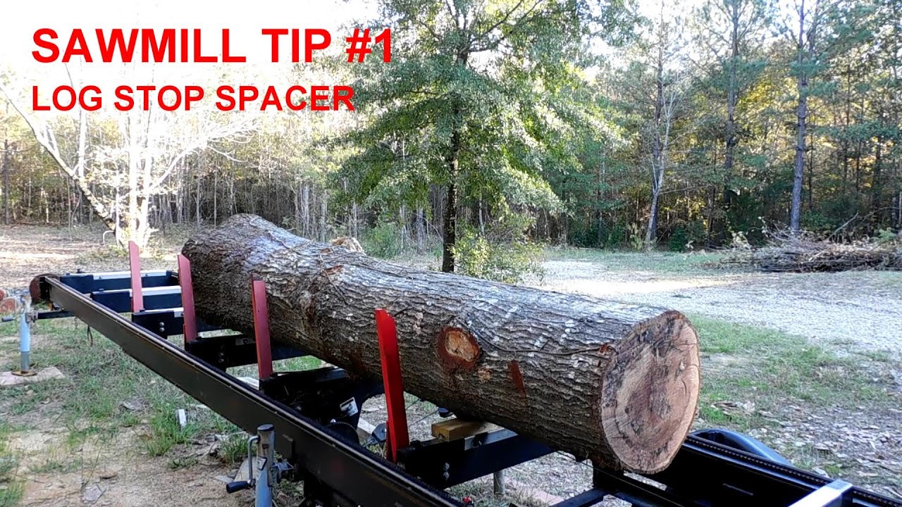 Sawmill Tip #1 Log Stop Spacers - YouTube