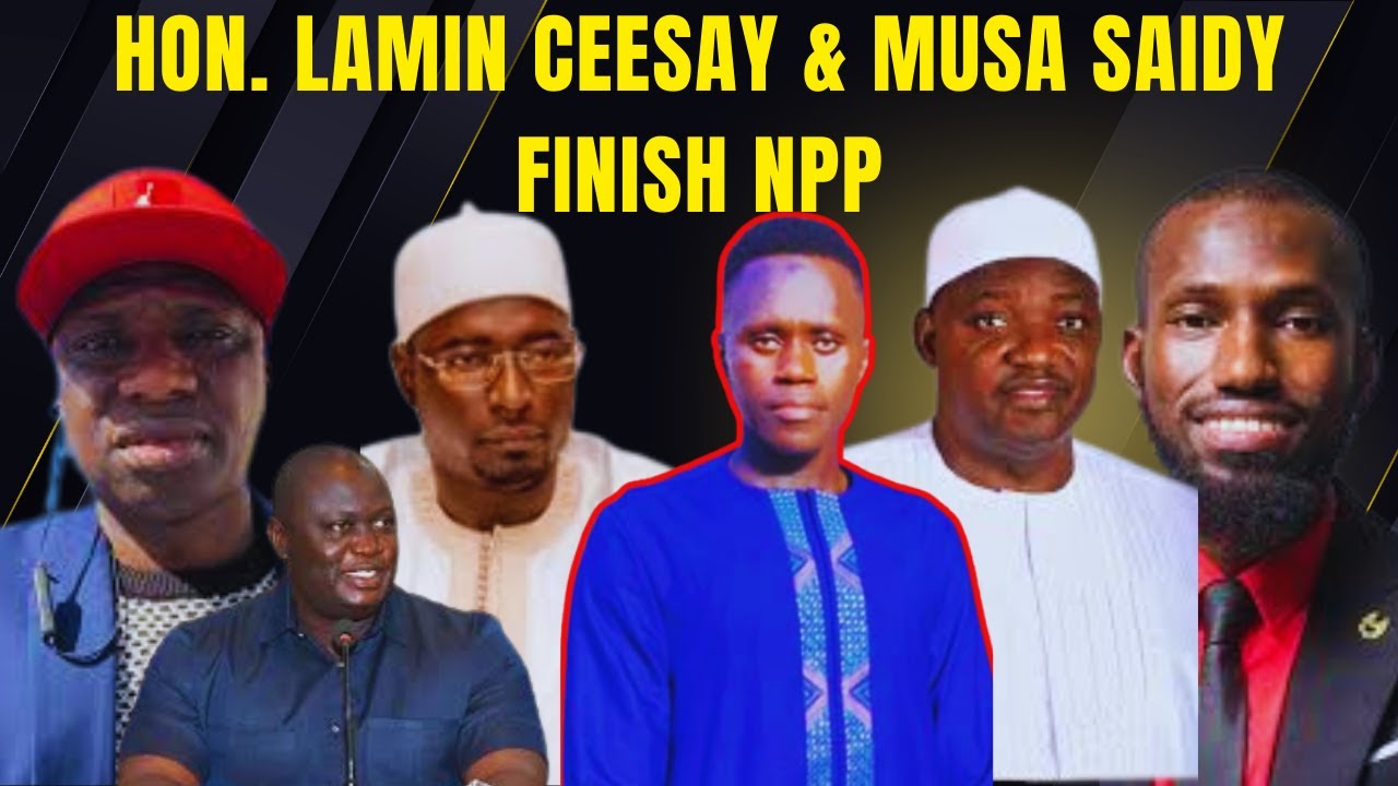 The political situation in Kaing is very tense, Hon. Lamin Ceesay and ...