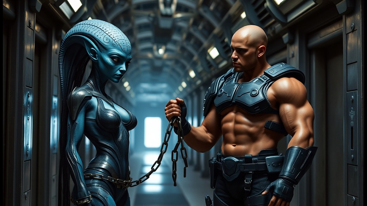 Alien Girl Abandoned by Her Own, Liberated from Chains by a Lone Human ...