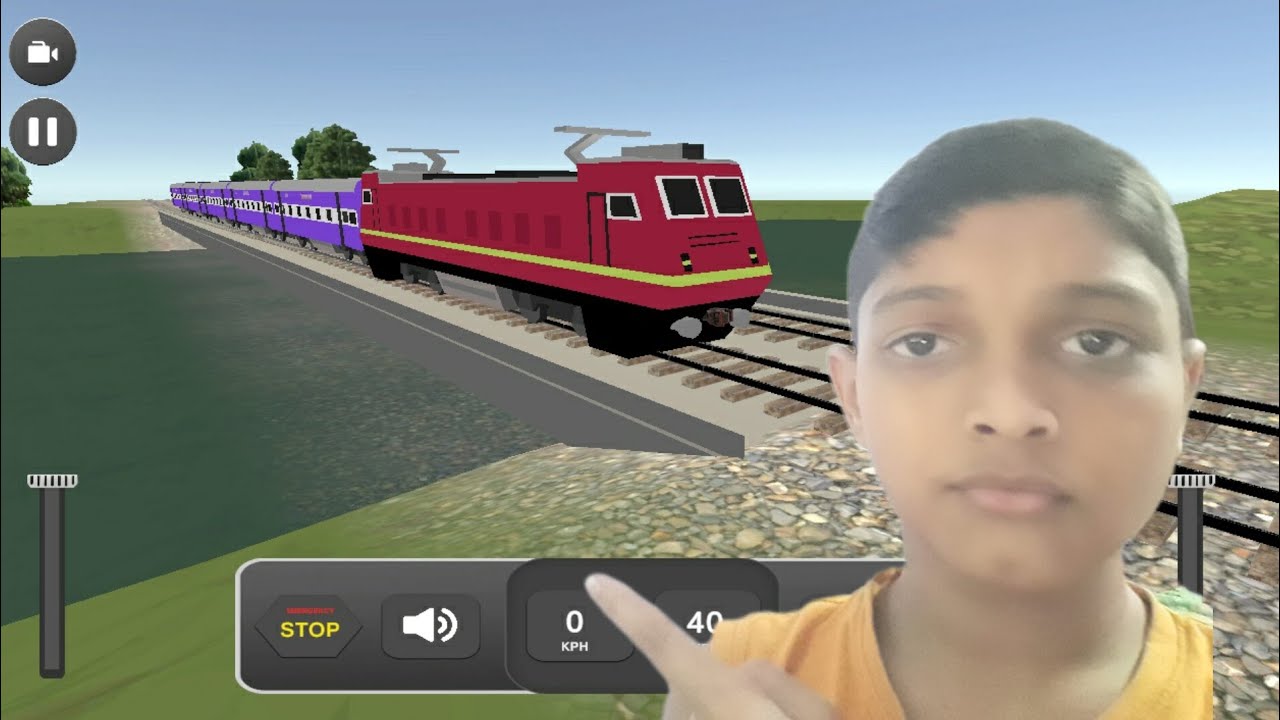 I played low quality train game - YouTube