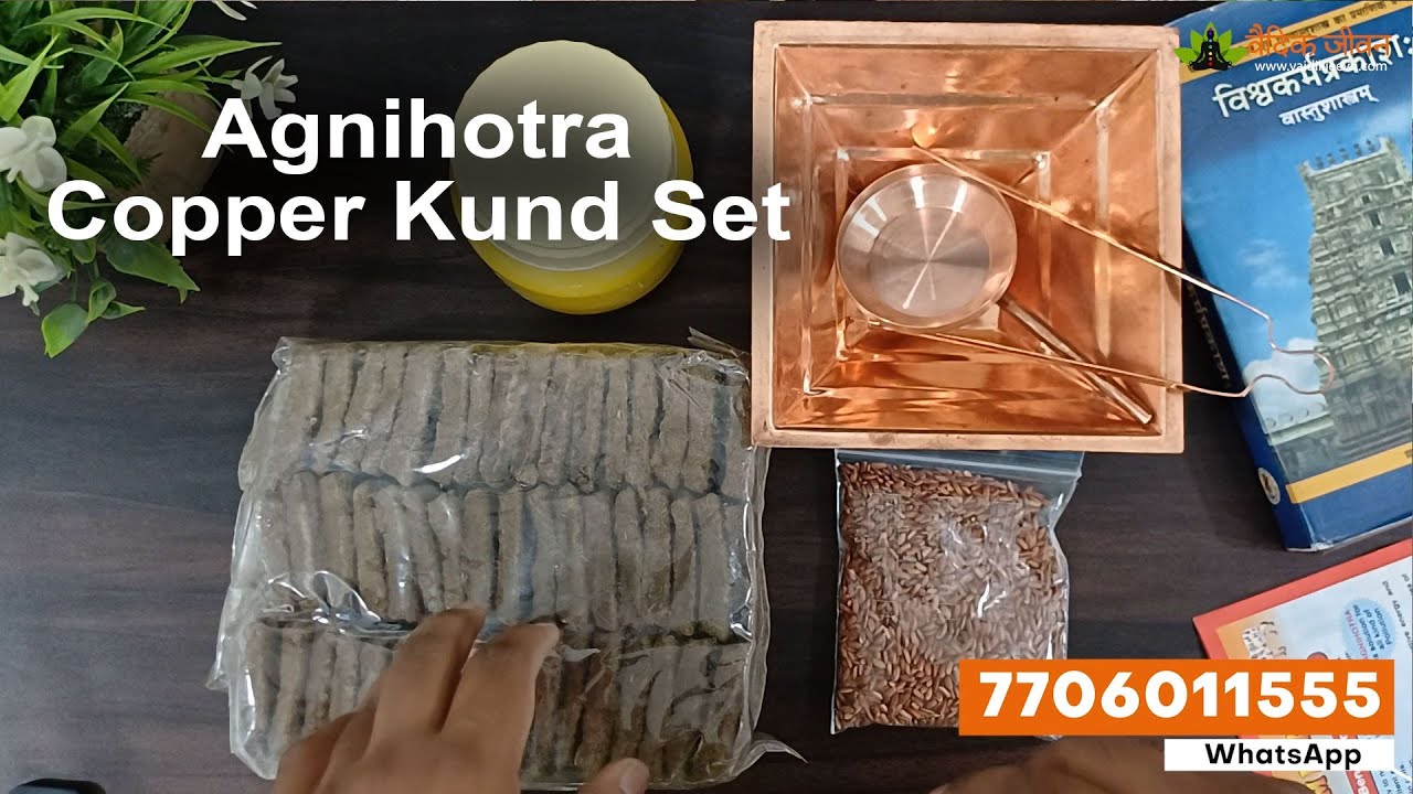 Agnihotra Copper Hawan Set by VaidikJeevn #hawankund #agnihotra - YouTube