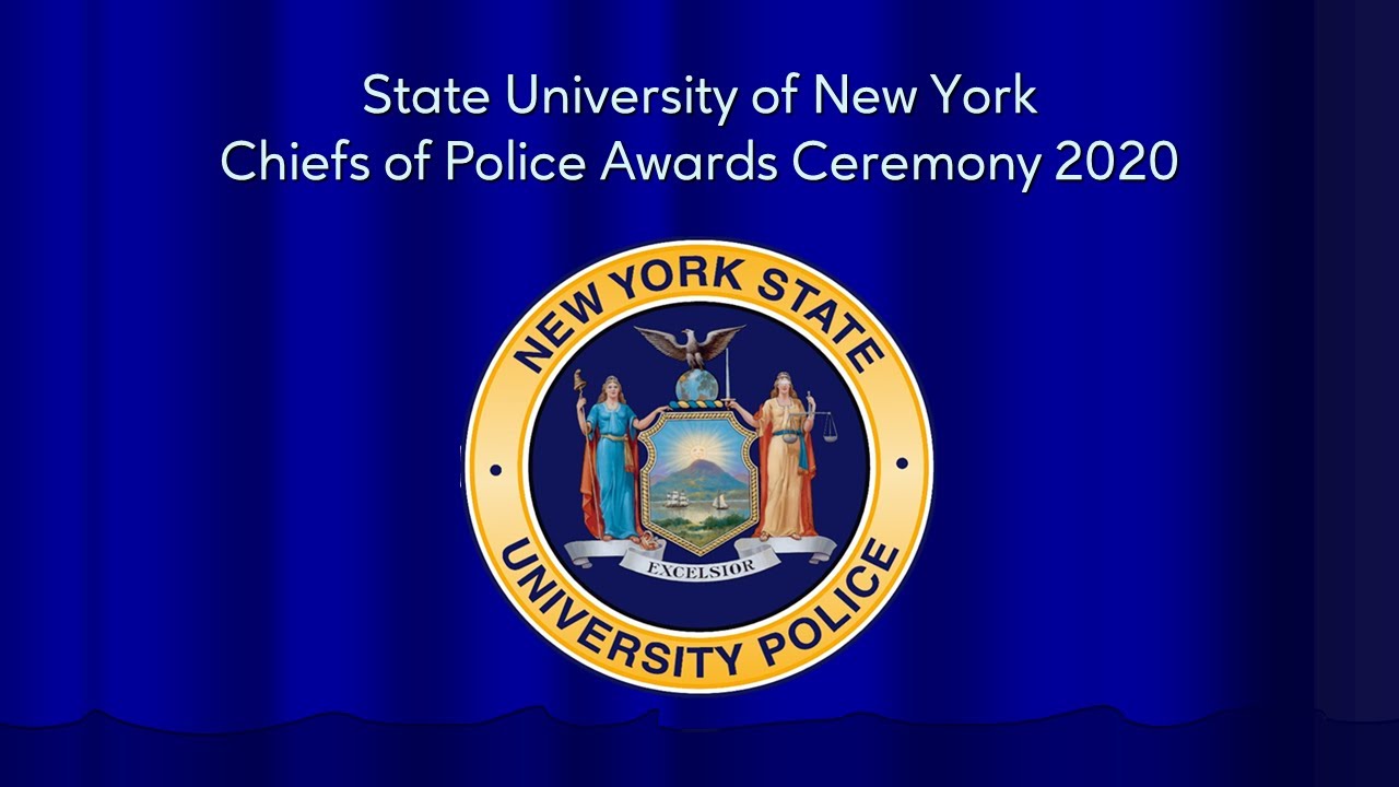 SUNY Chiefs of Police Awards Ceremony 2020 - YouTube