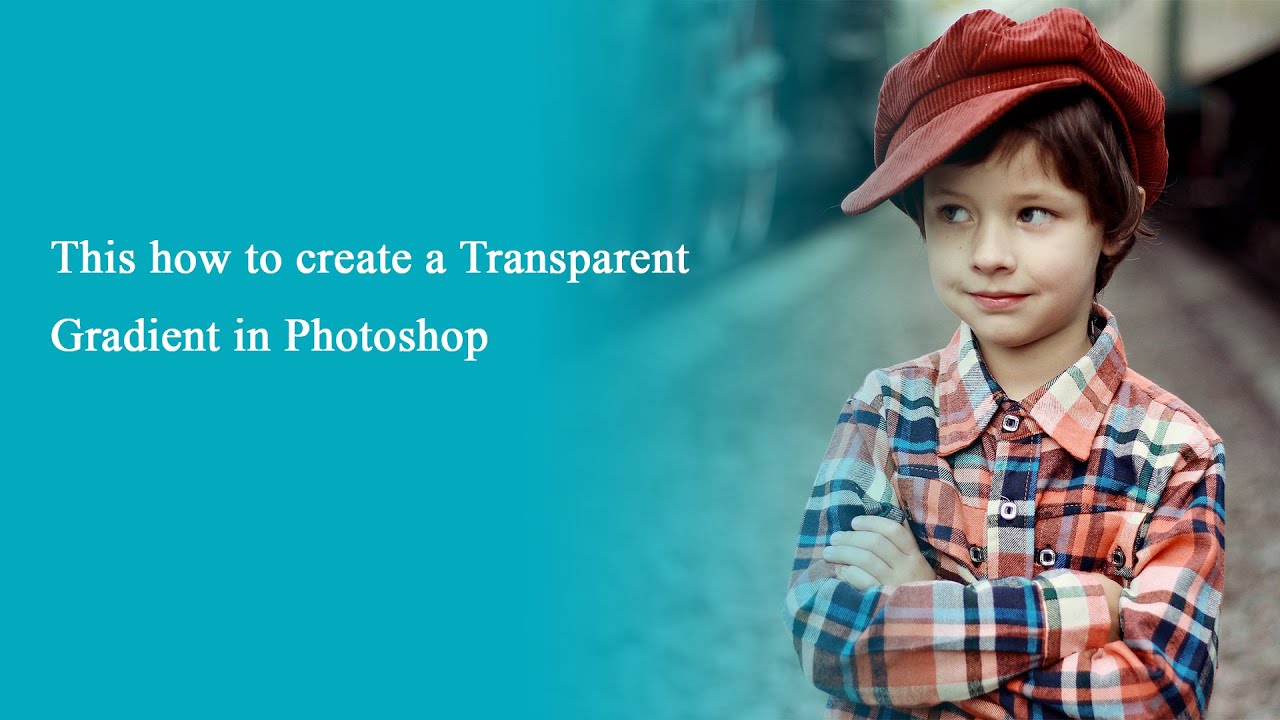Photoshop tutorial Transparent Gradient - YouTube