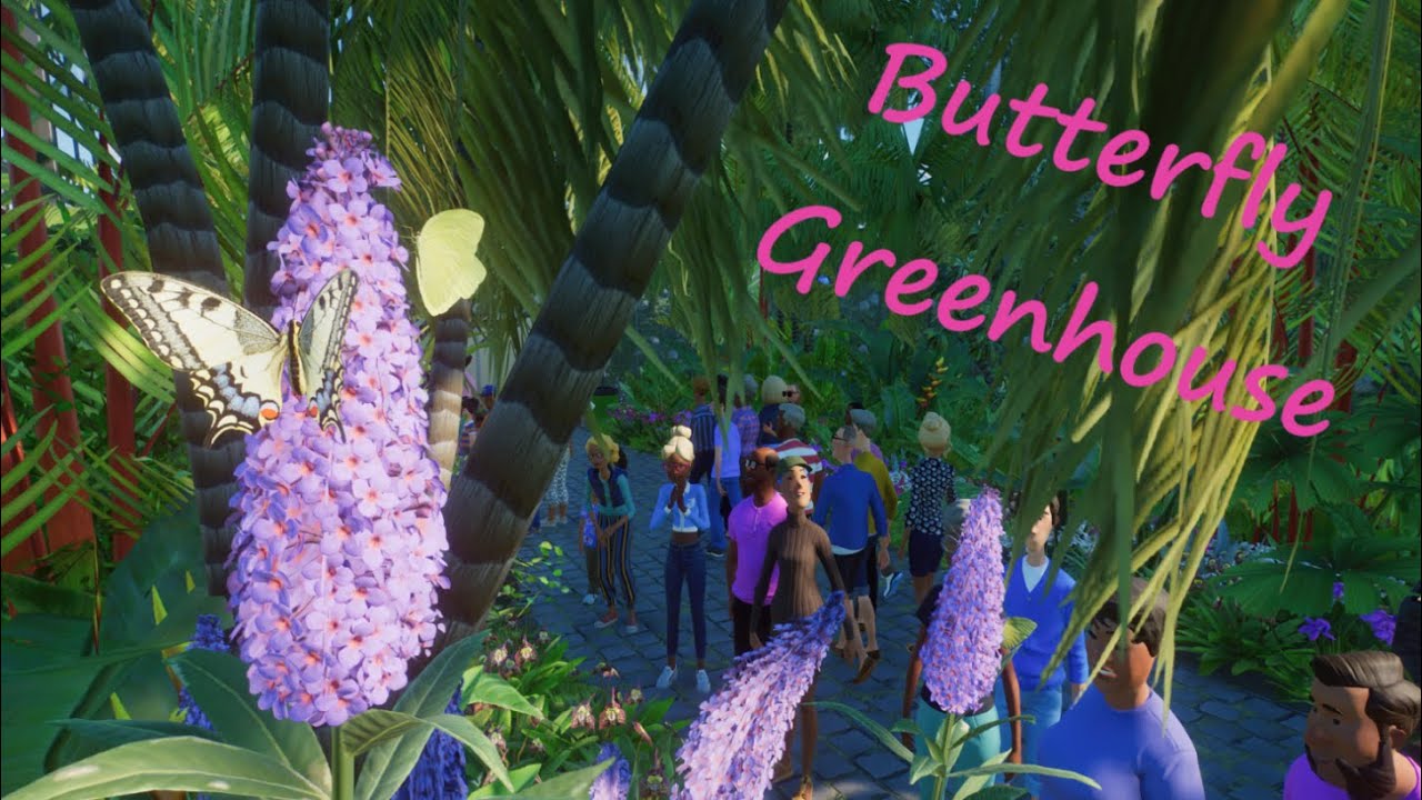 Greenhouse and Butterflies - Backyard Zoo - Planet Zoo - YouTube