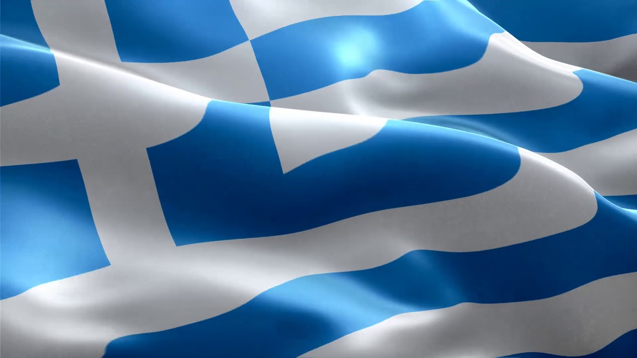 Greek Greece Flag HD Background Royalty Free Footage | No Copyright ...