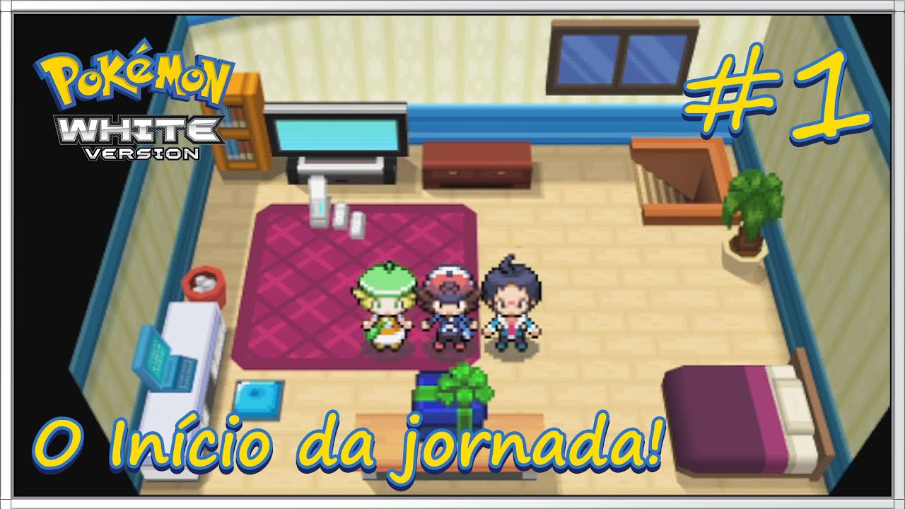 Pokémon White #1 - O início da jornada! - YouTube
