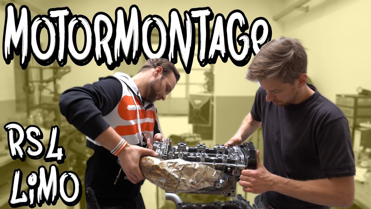 Es geht wieder los! Wir montieren den 2019er RS4 Limo Motor bei BP ...